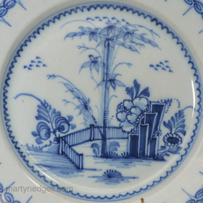 London delft plate decorated in blue, circa 1750 – Martyn Edgell ...